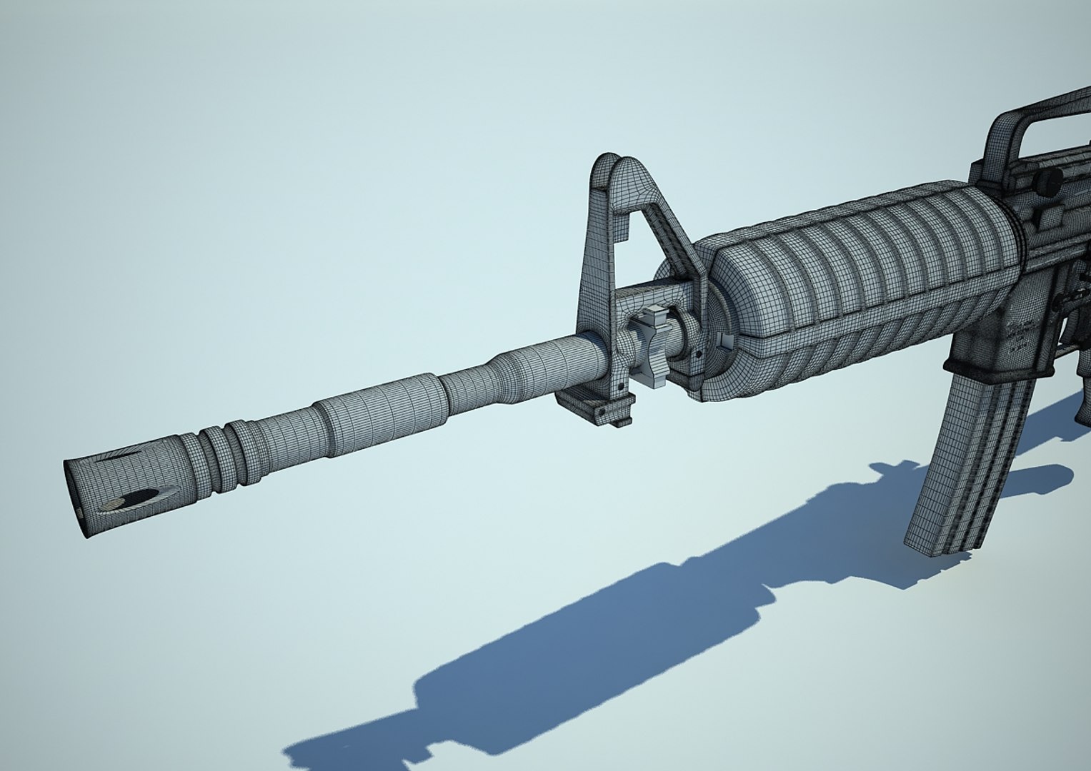 M4 Gun Rifle 3d Max