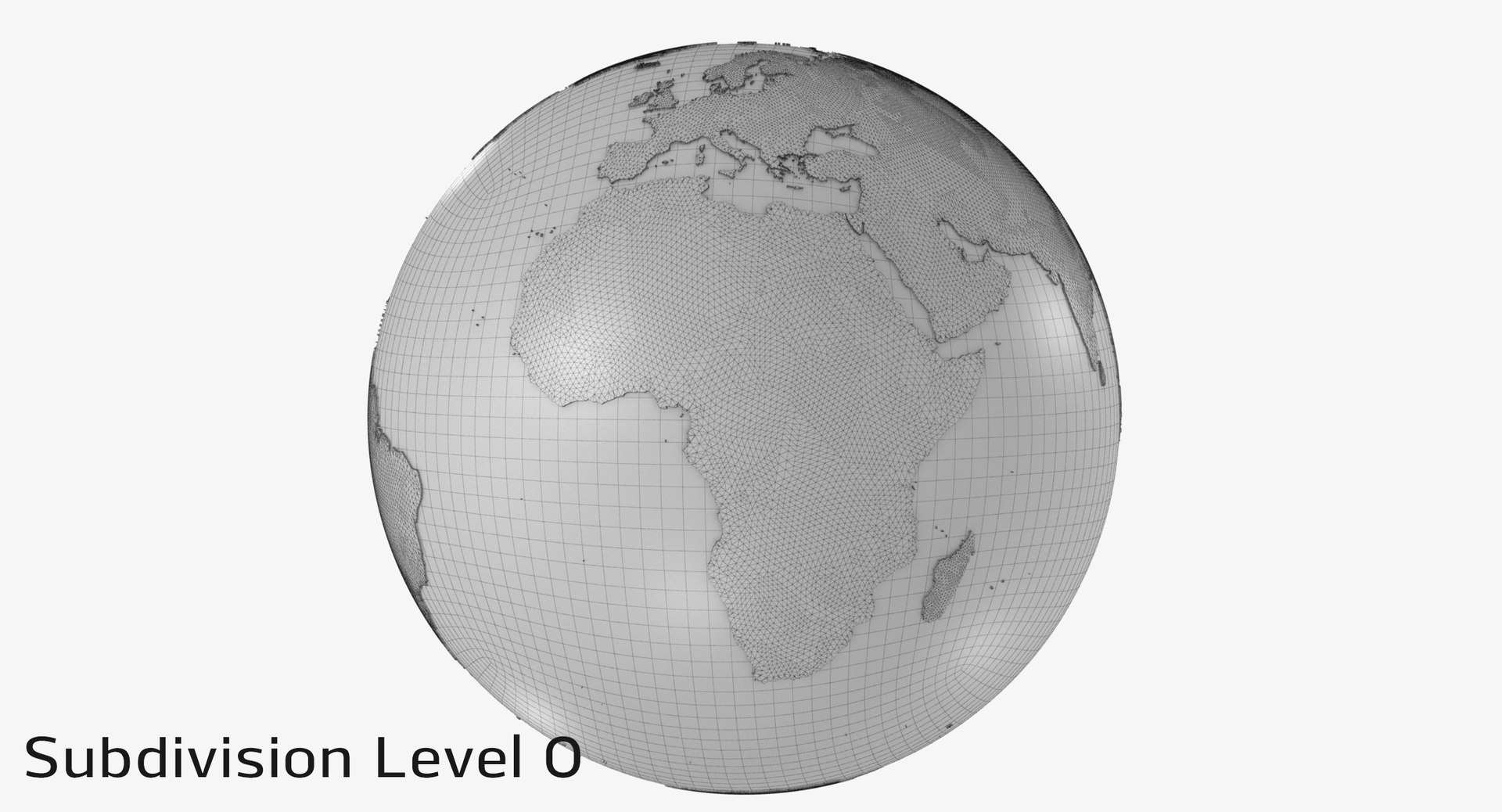 3D Model Solid Color Blue Globe - TurboSquid 2316854