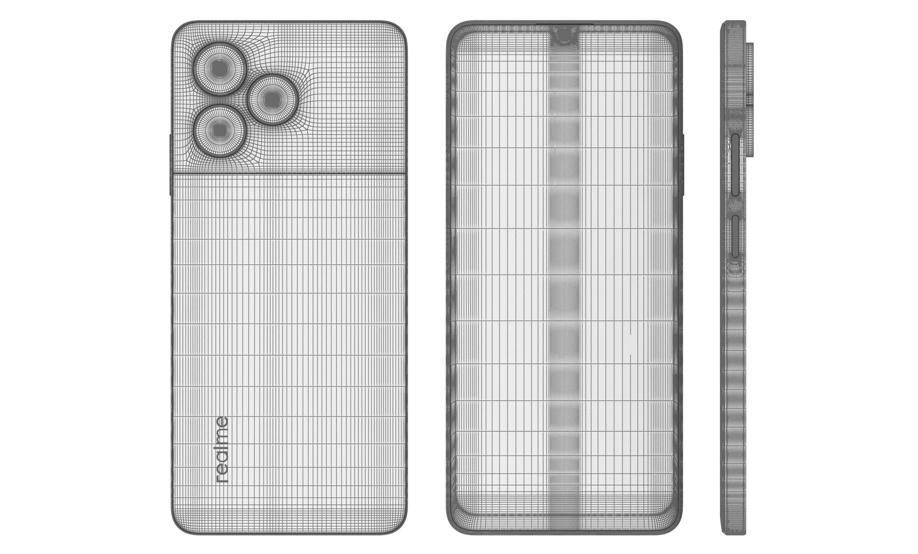 Realme C53 Gold model - TurboSquid 2117281