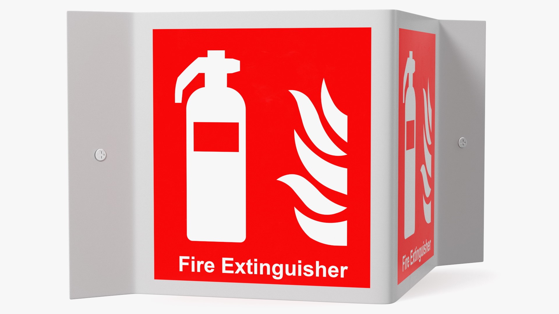 Frame Extinguisher Sign 3D Model - TurboSquid 1684871