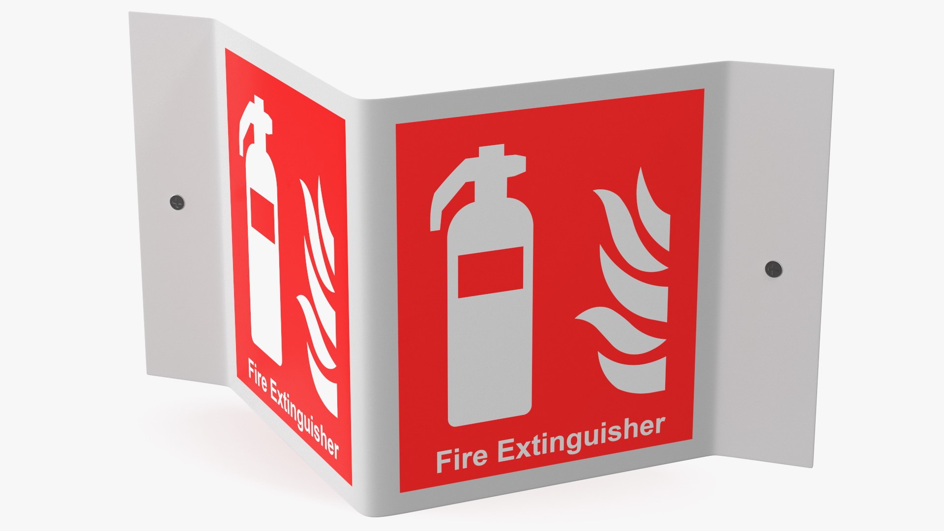 Frame extinguisher sign 3D model - TurboSquid 1684871