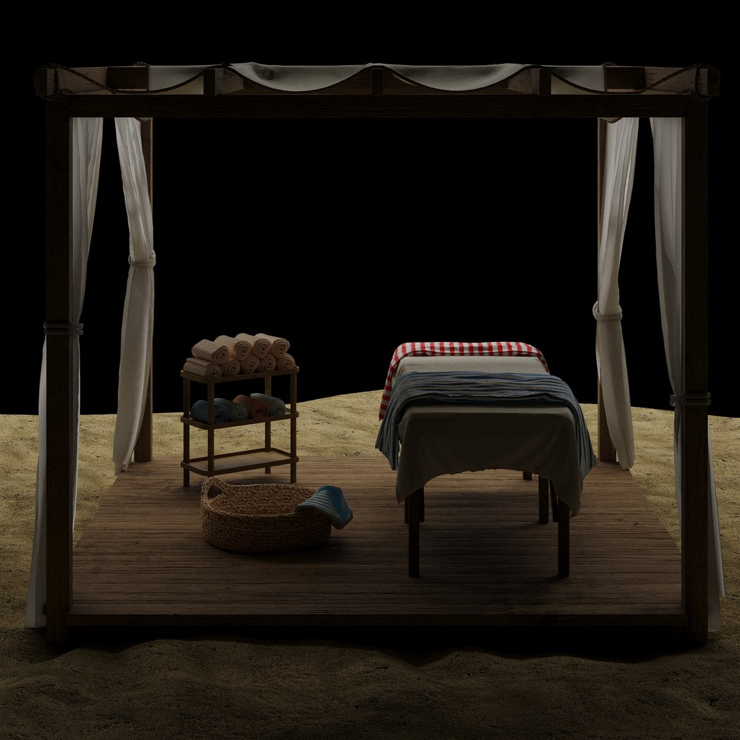 3D Beach Outdoor Set 6 Model - TurboSquid 1696385