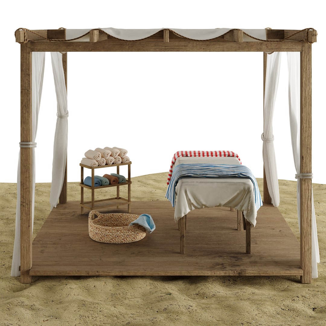 3D Beach Outdoor Set 6 Model - TurboSquid 1696385