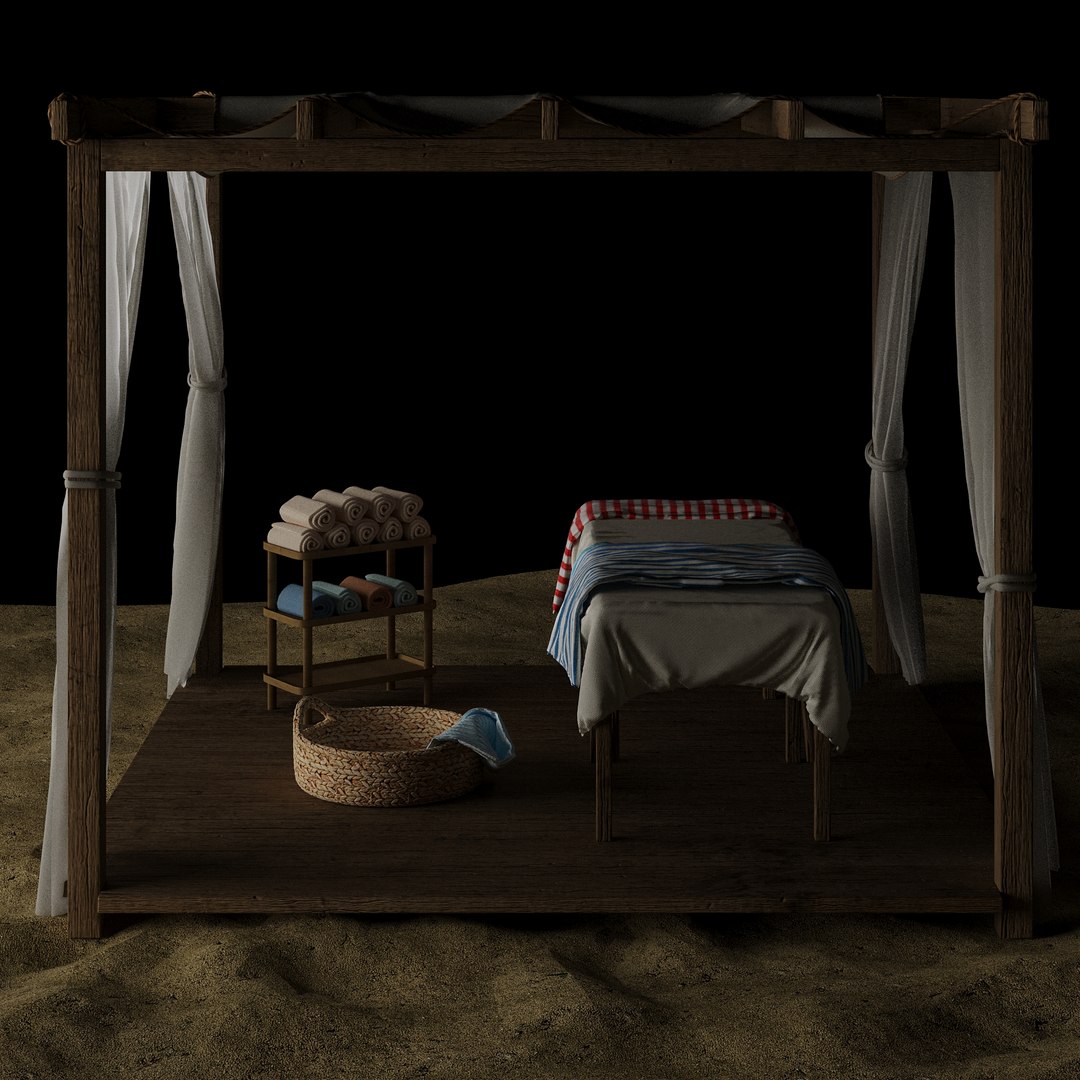 3D Beach Outdoor Set 6 Model - TurboSquid 1696385