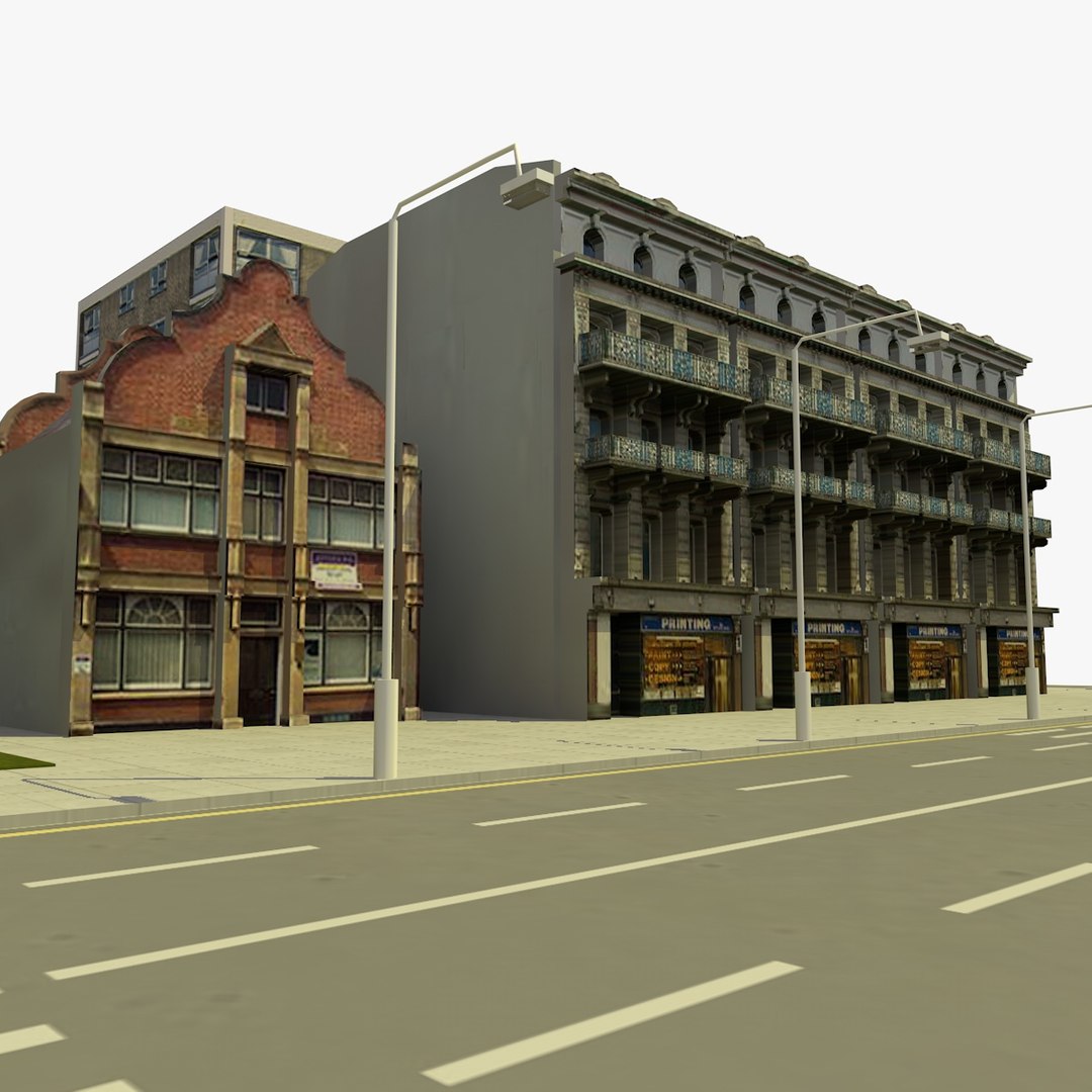 3d City Urban Block D