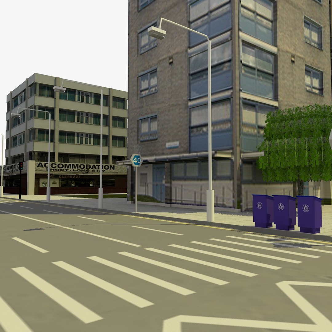 3d City Urban Block D