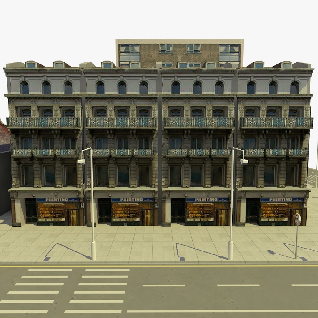 3d City Urban Block D