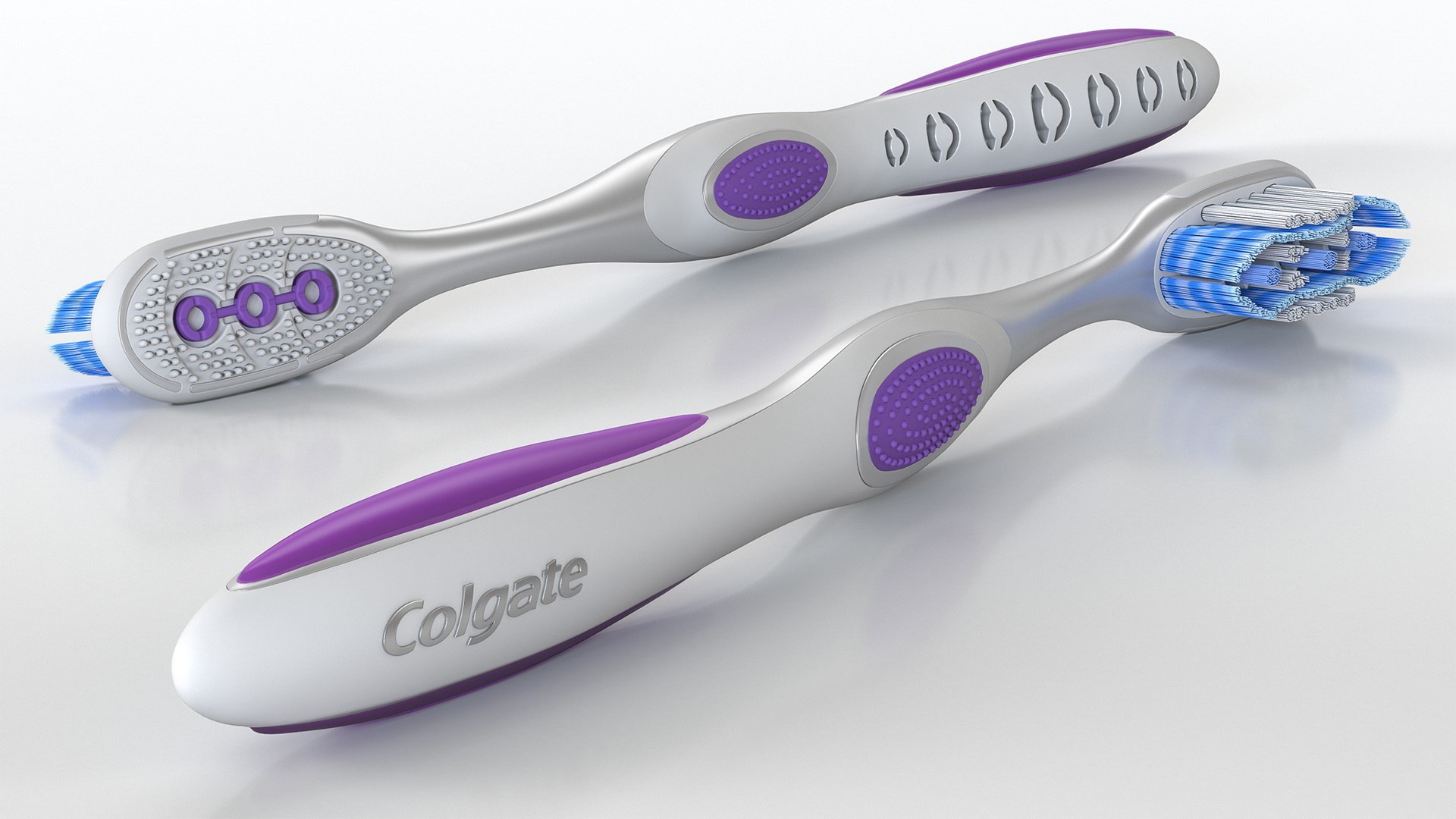 Colgate 360 optic toothbrush 3D model - TurboSquid 1465192