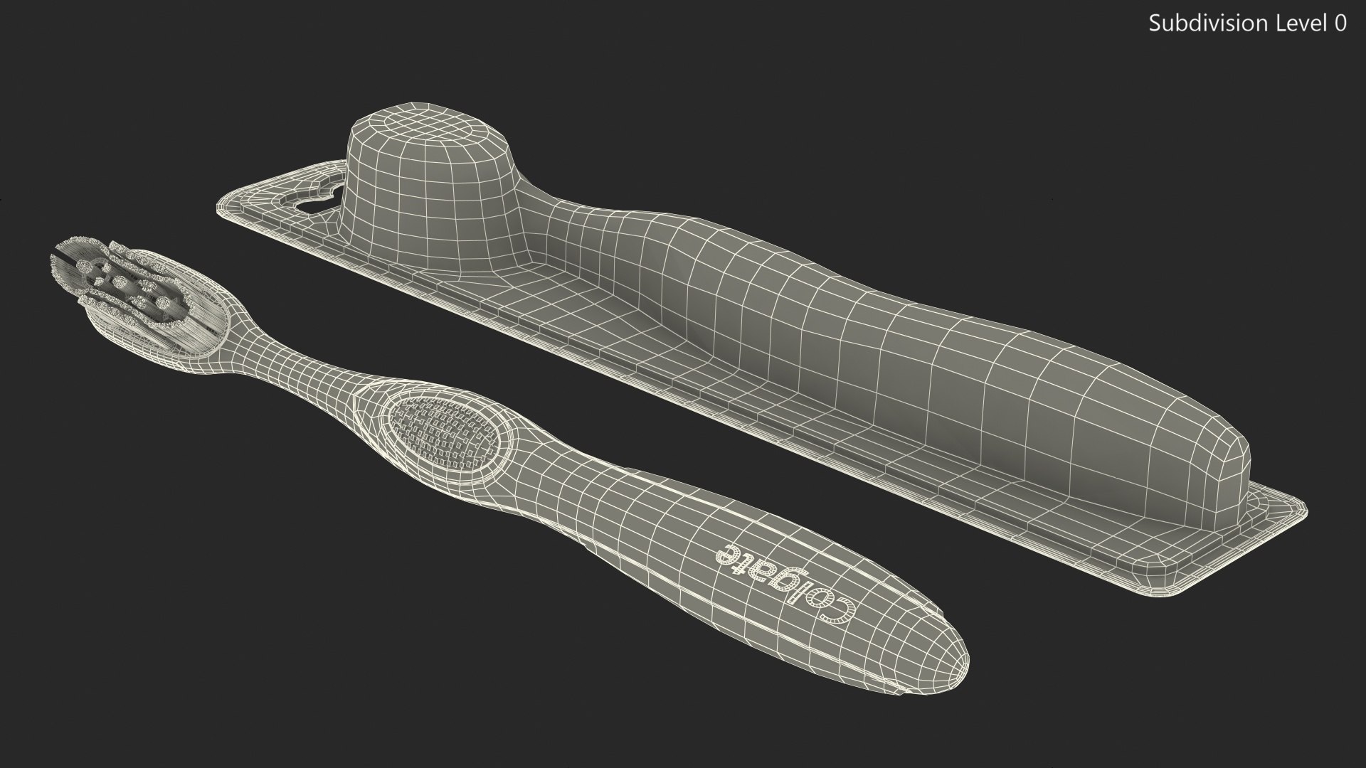 Colgate 360 optic toothbrush 3D model - TurboSquid 1465192