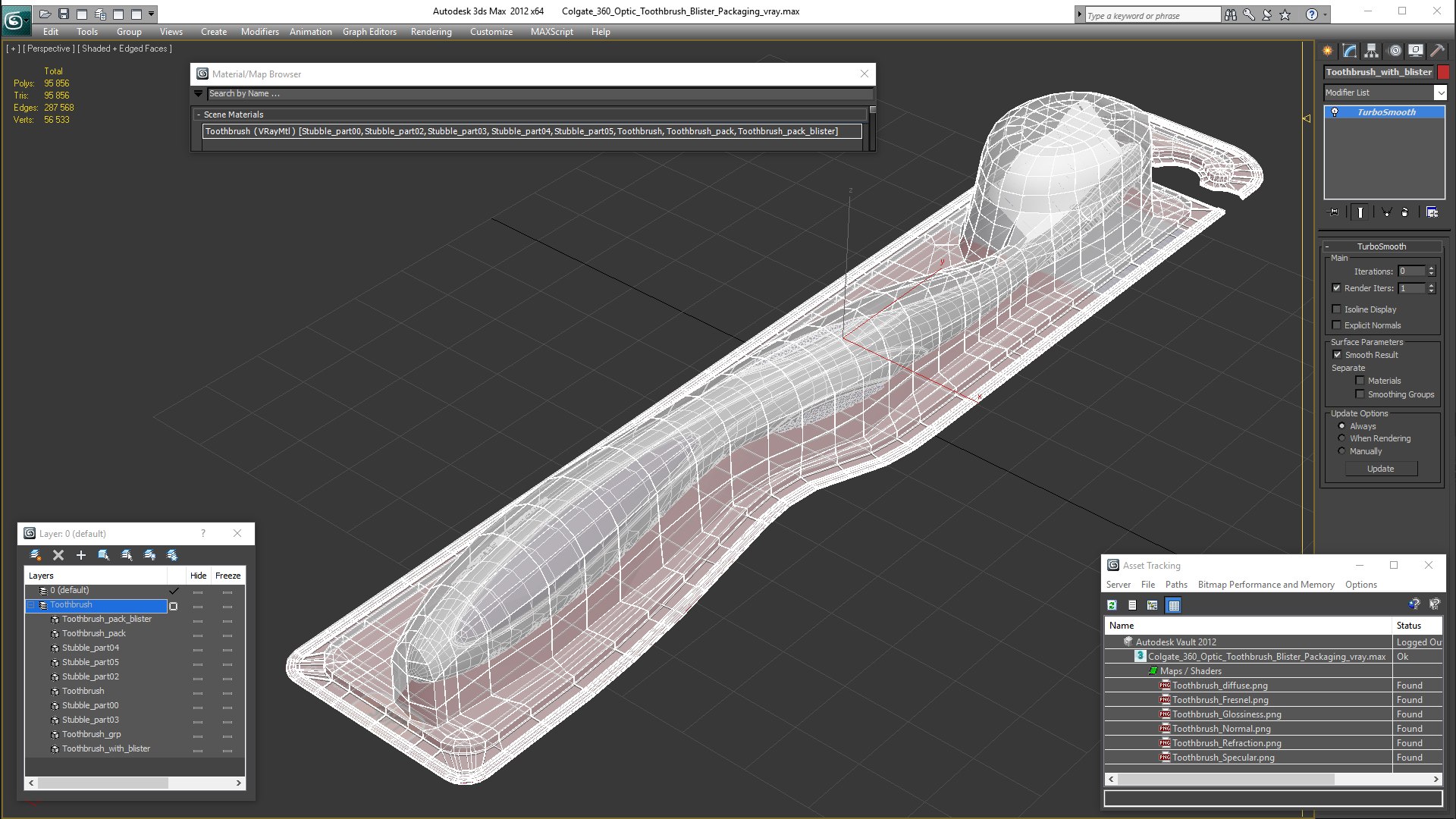 Colgate 360 optic toothbrush 3D model - TurboSquid 1465192