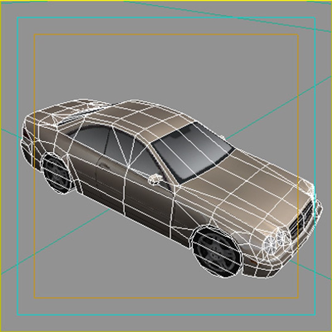 3d Model Mercedes Cl S
