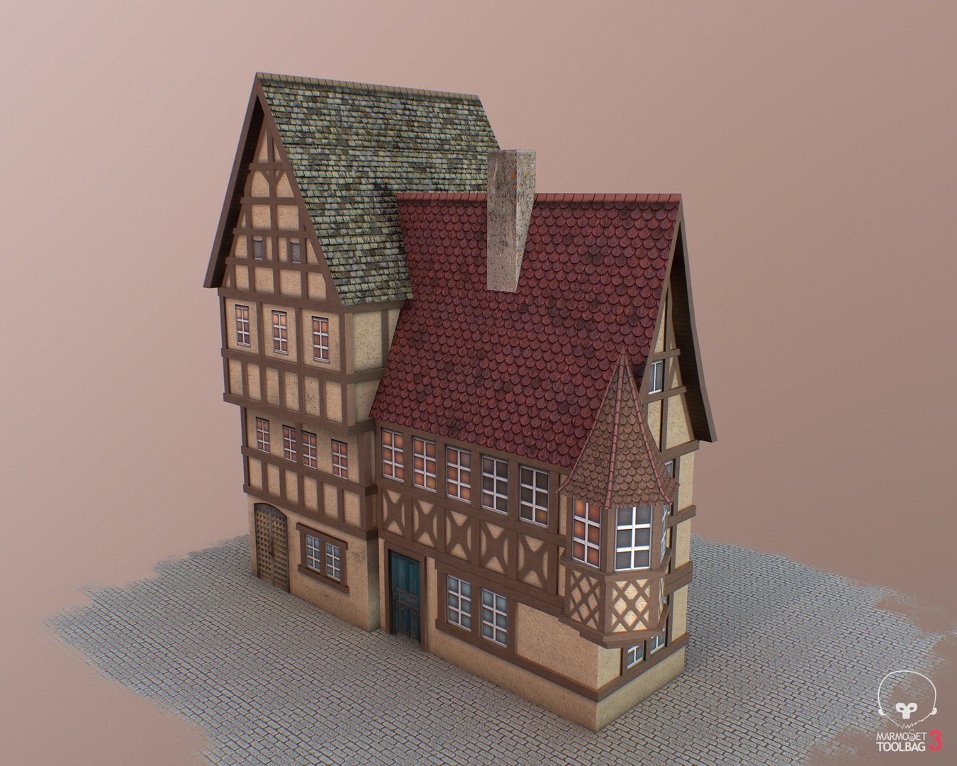 3d Model German House