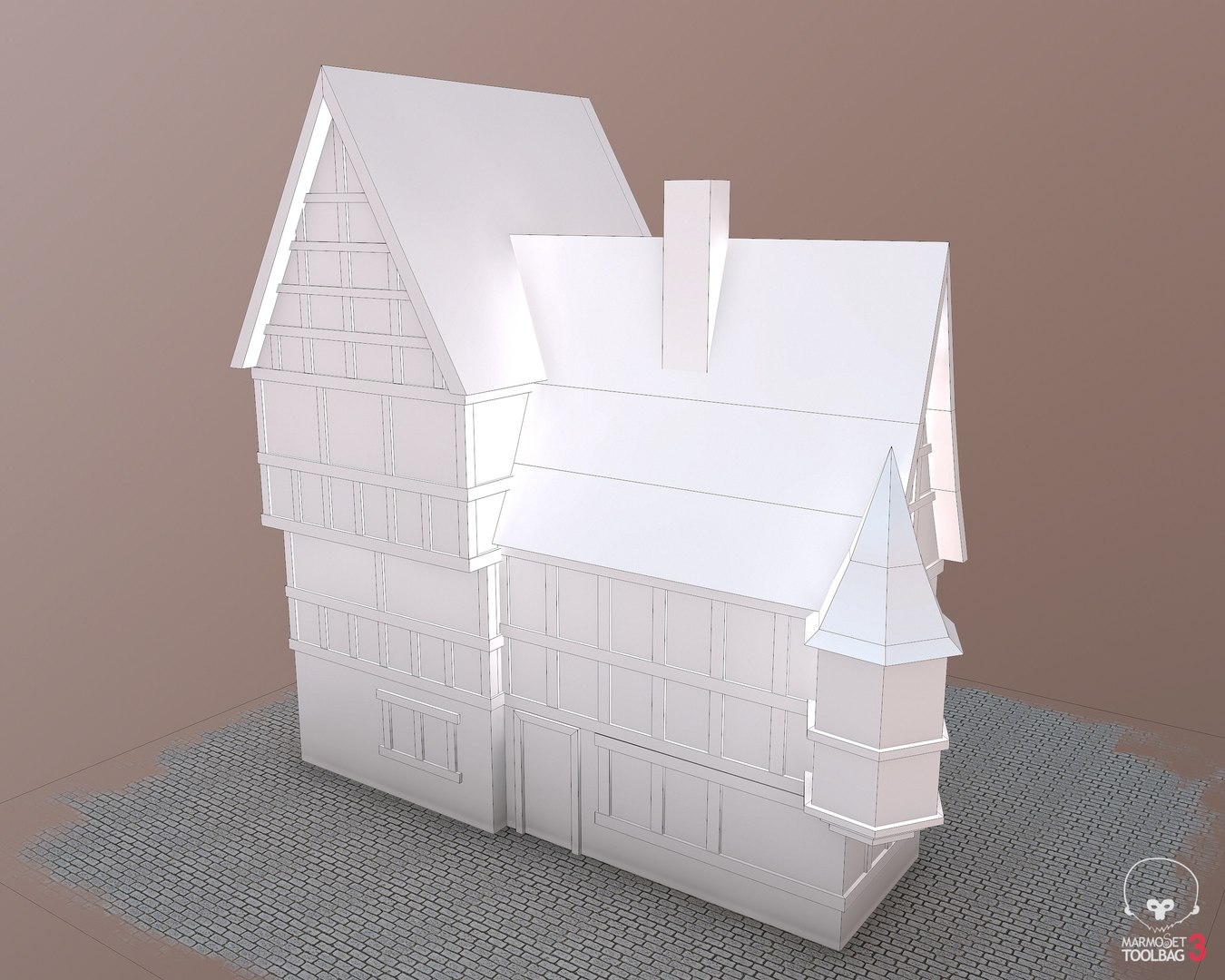 3d Model German House