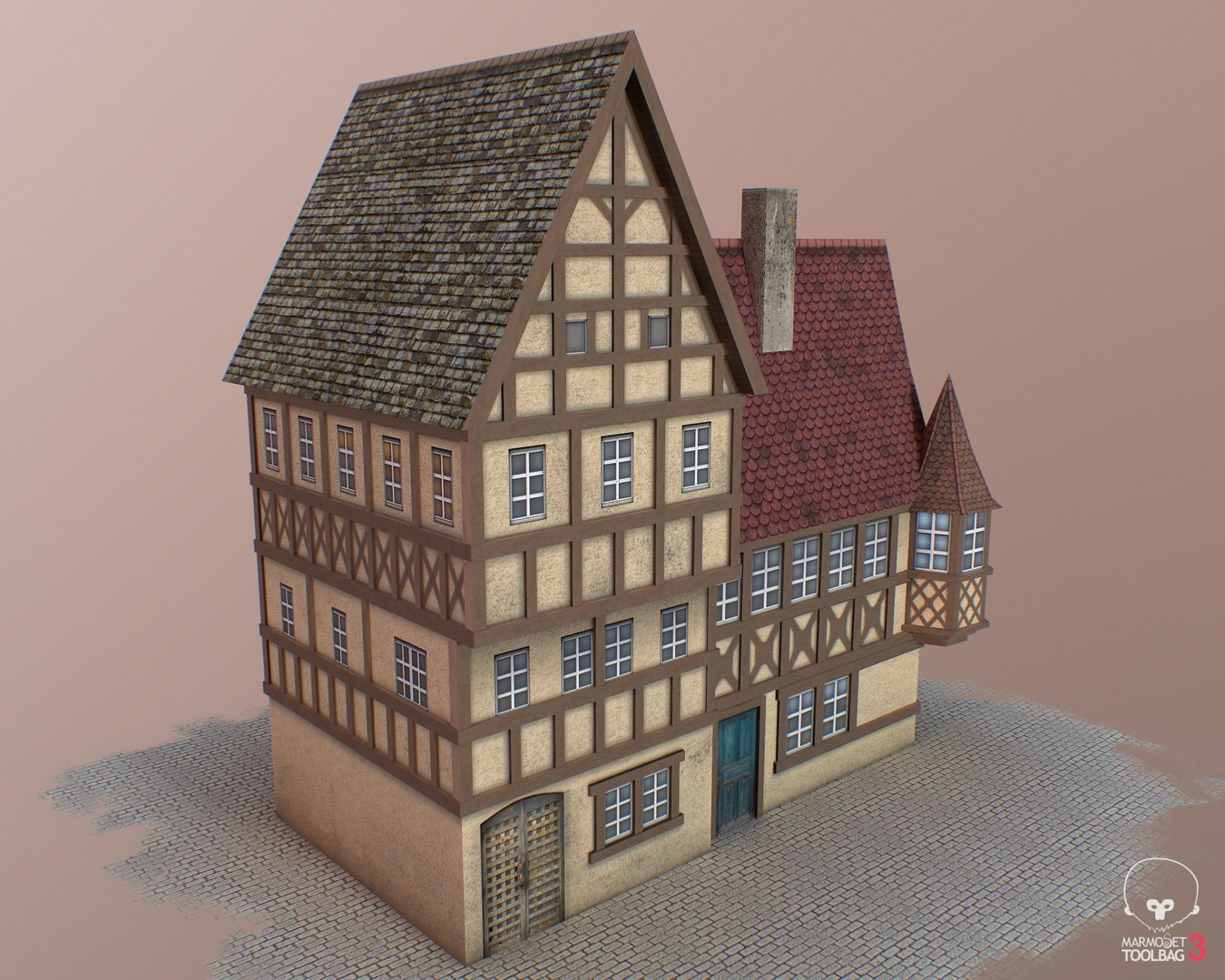 3d Model German House