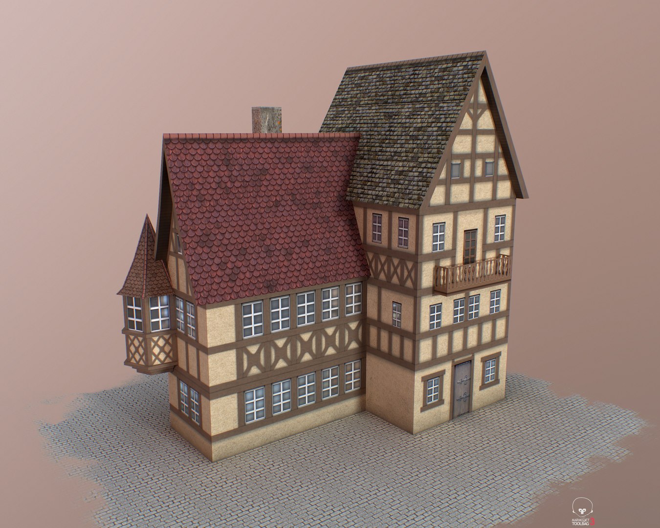 3d Model German House