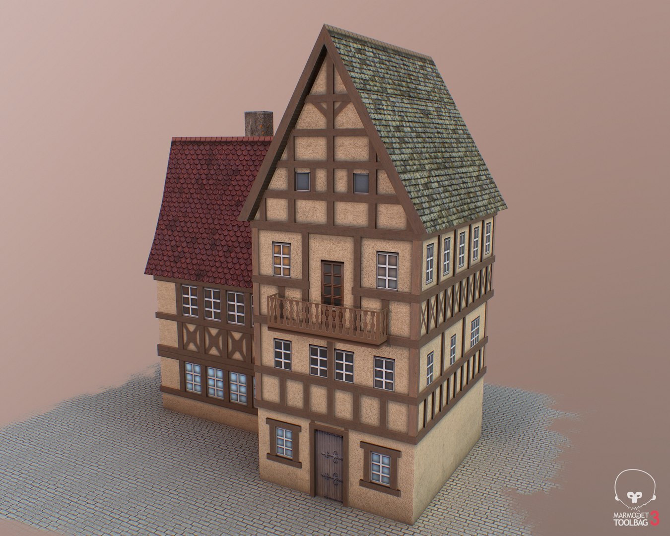 3d Model German House