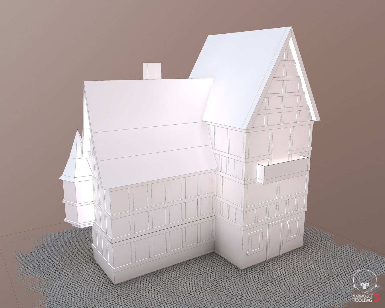 3d Model German House