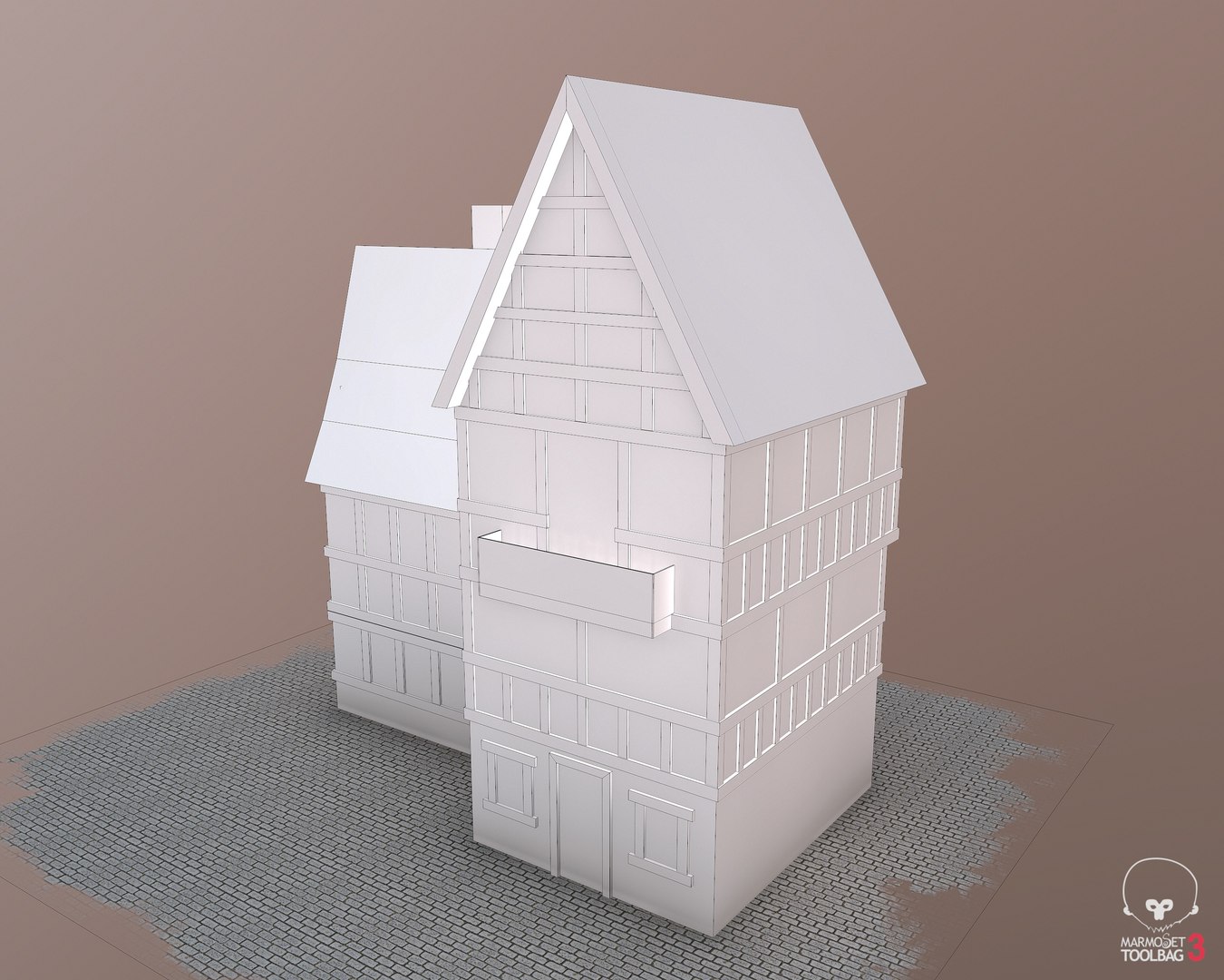 3d Model German House