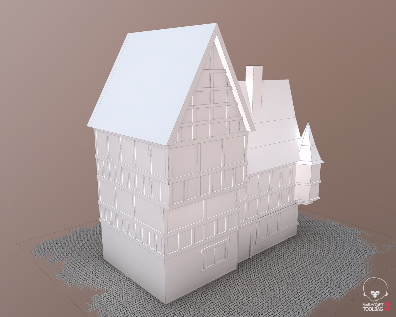 3d Model German House