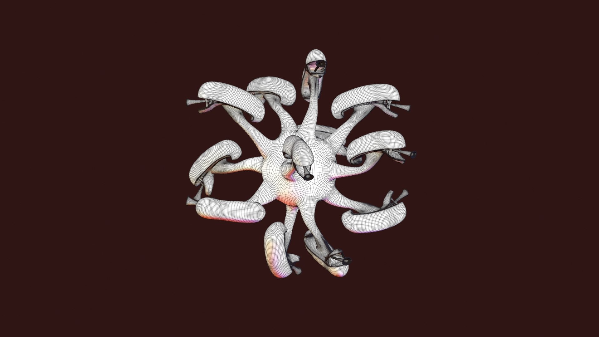3D Alien Xenomorph Virus Model - TurboSquid 1552250