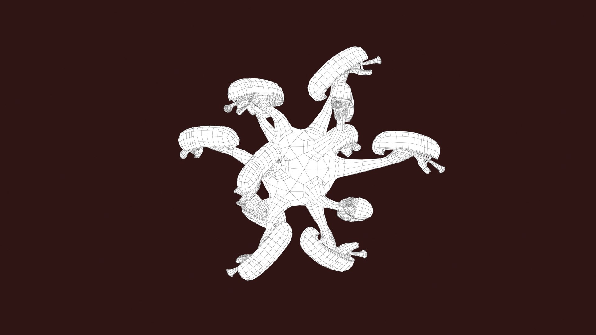 3D Alien Xenomorph Virus Model - TurboSquid 1552250