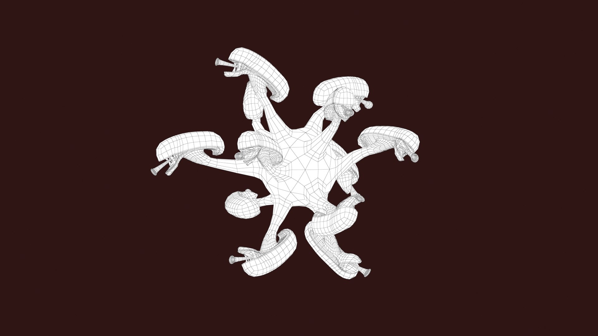 3D Alien Xenomorph Virus Model - TurboSquid 1552250