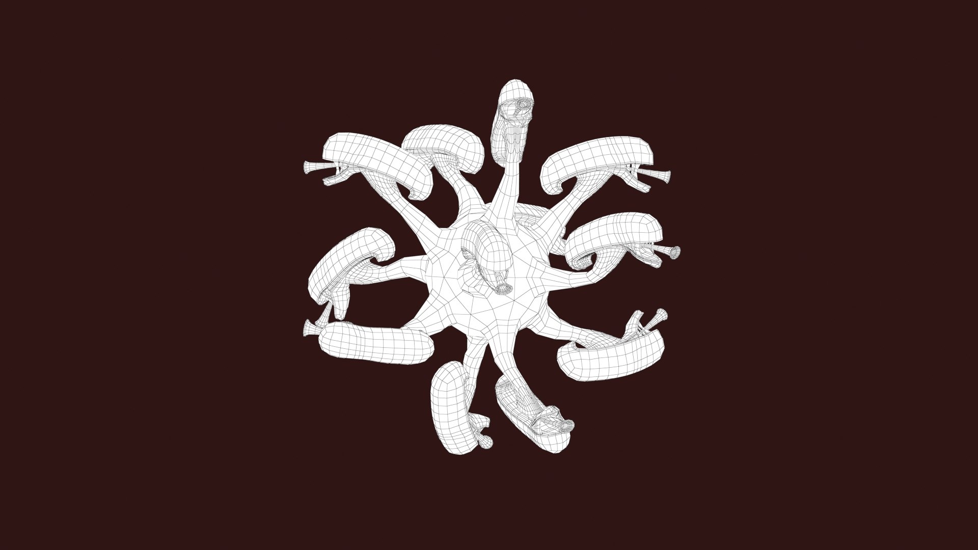 3D Alien Xenomorph Virus Model - TurboSquid 1552250