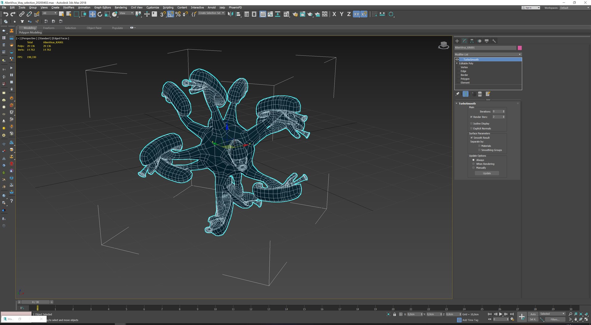 3D Alien Xenomorph Virus Model - TurboSquid 1552250