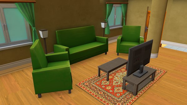 3D Low poly Mini city Environment 3D model - TurboSquid 1743748