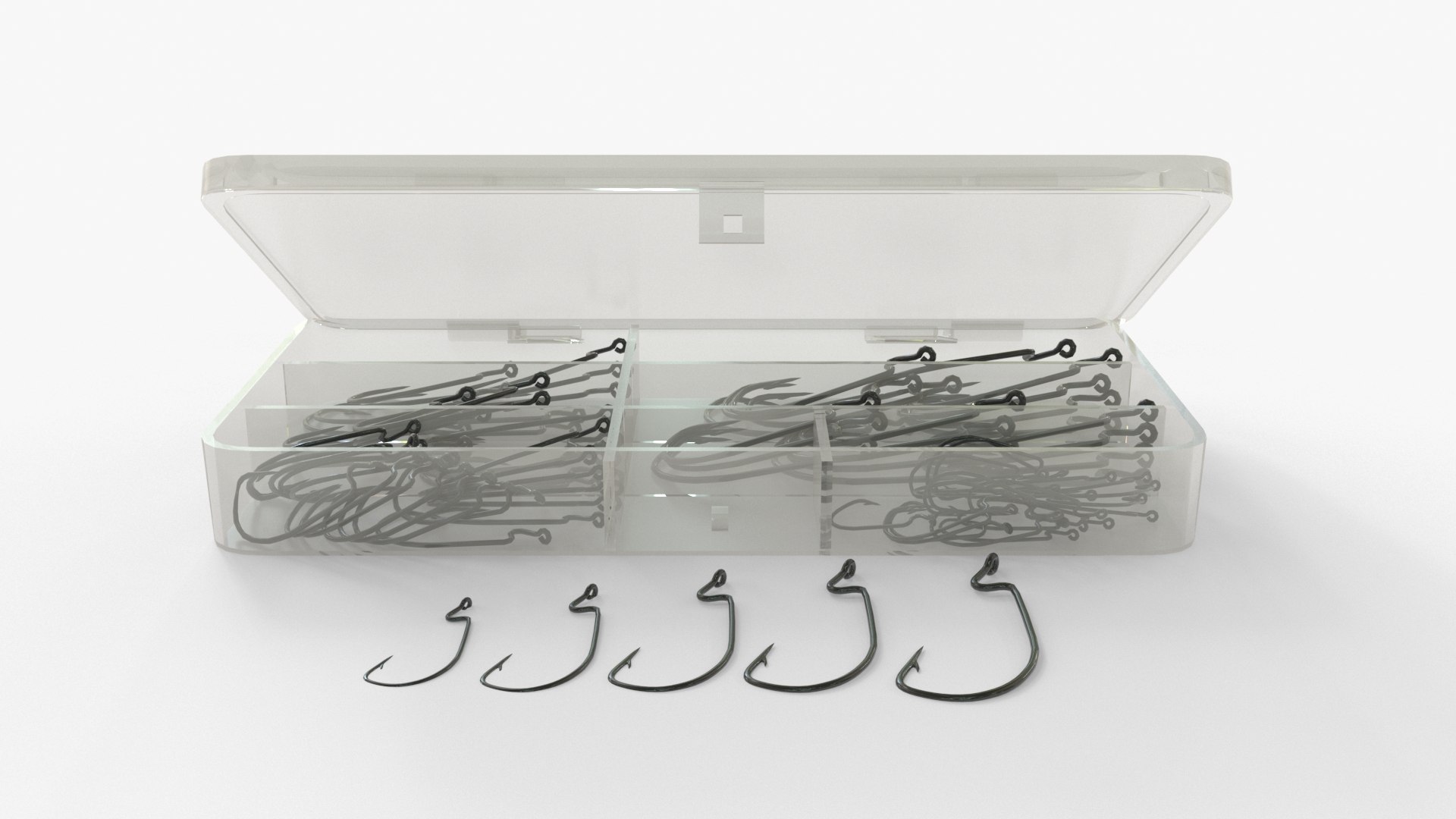 3D Model Bass Hooks - TurboSquid 1921751
