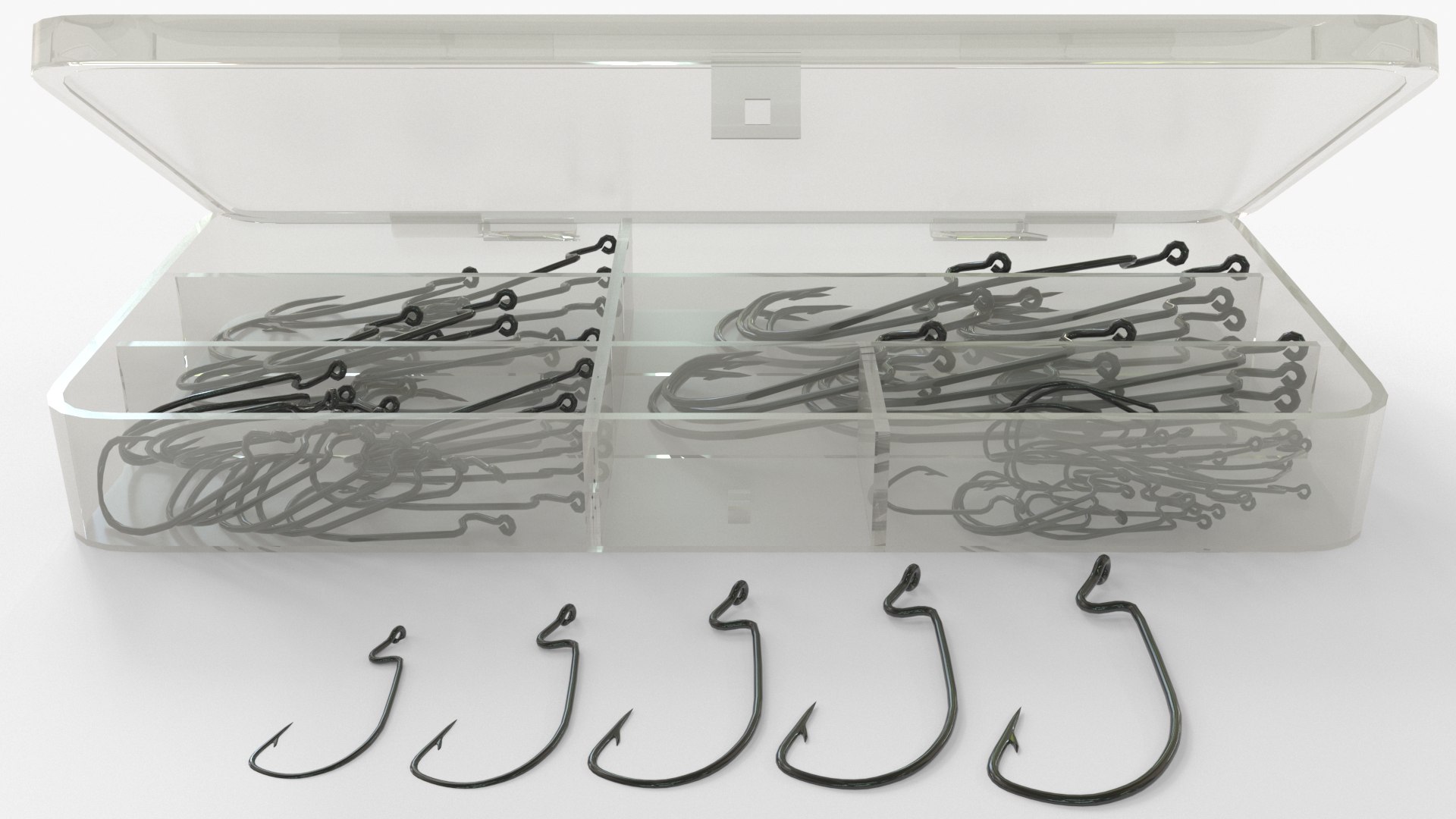 3D Model Bass Hooks - TurboSquid 1921751