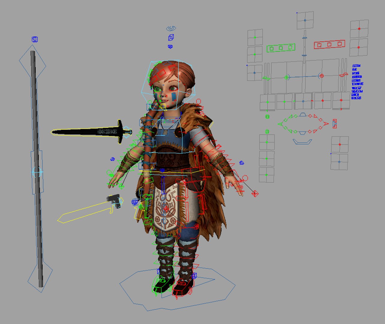 3D Rig Animation Model - TurboSquid 1432717