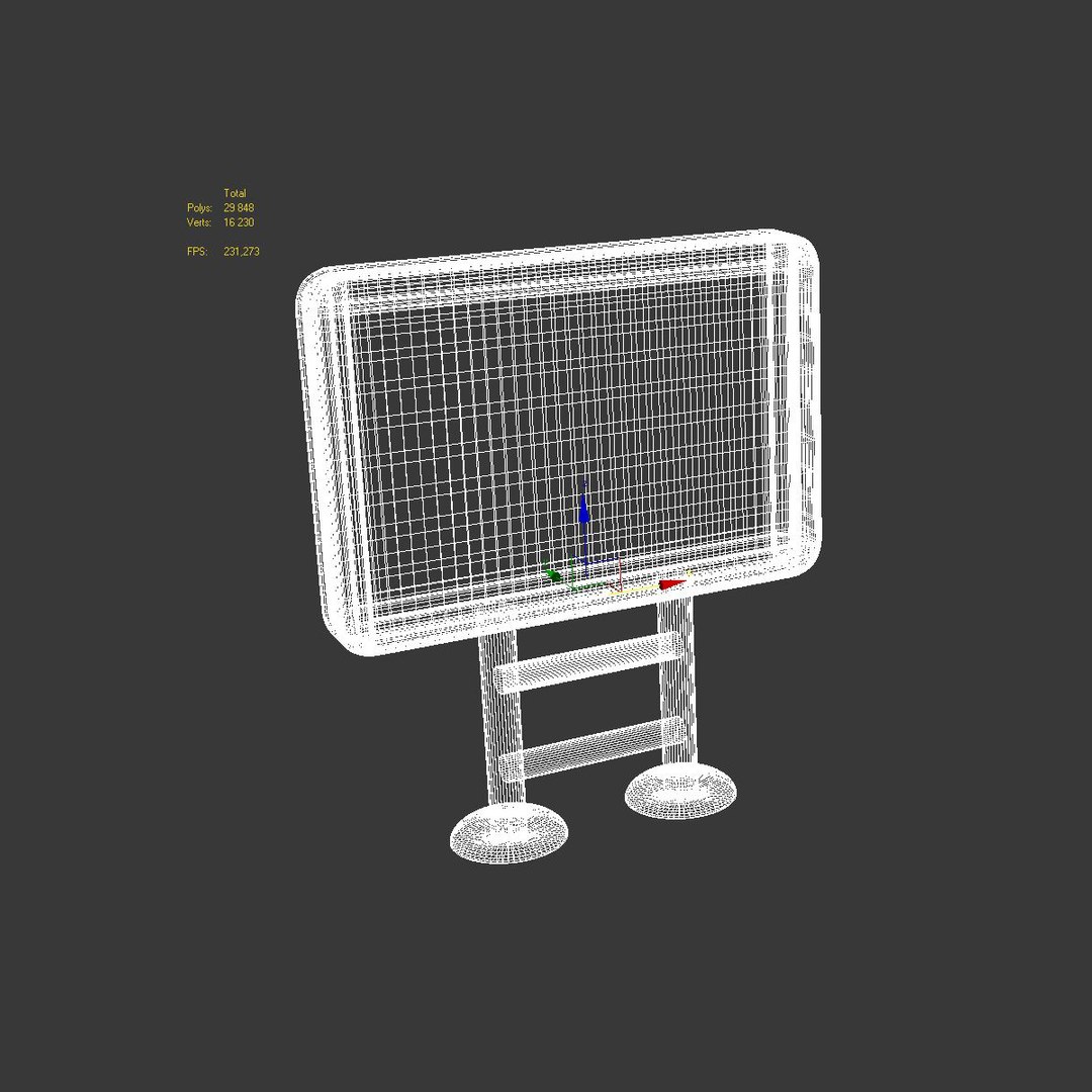 3D Model Lcd Screen Lightbox Floor - TurboSquid 1640238