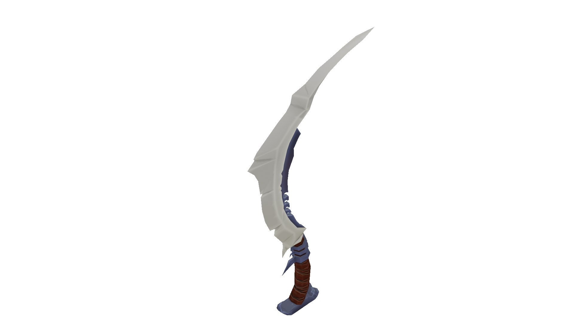 Stylized Bone Blade 3D - TurboSquid 1834501