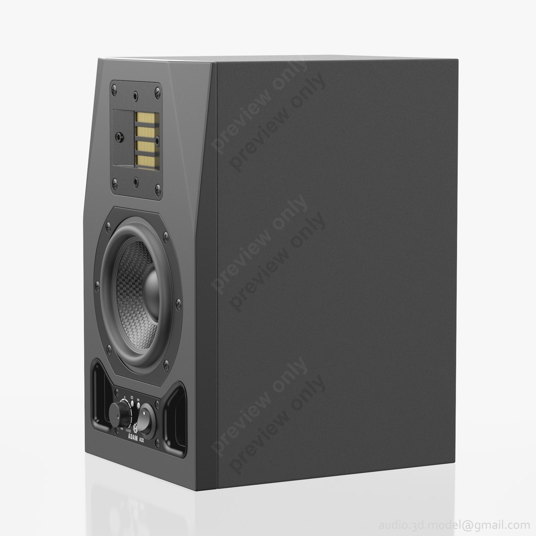 3d Model Bookshelf Adam A3x