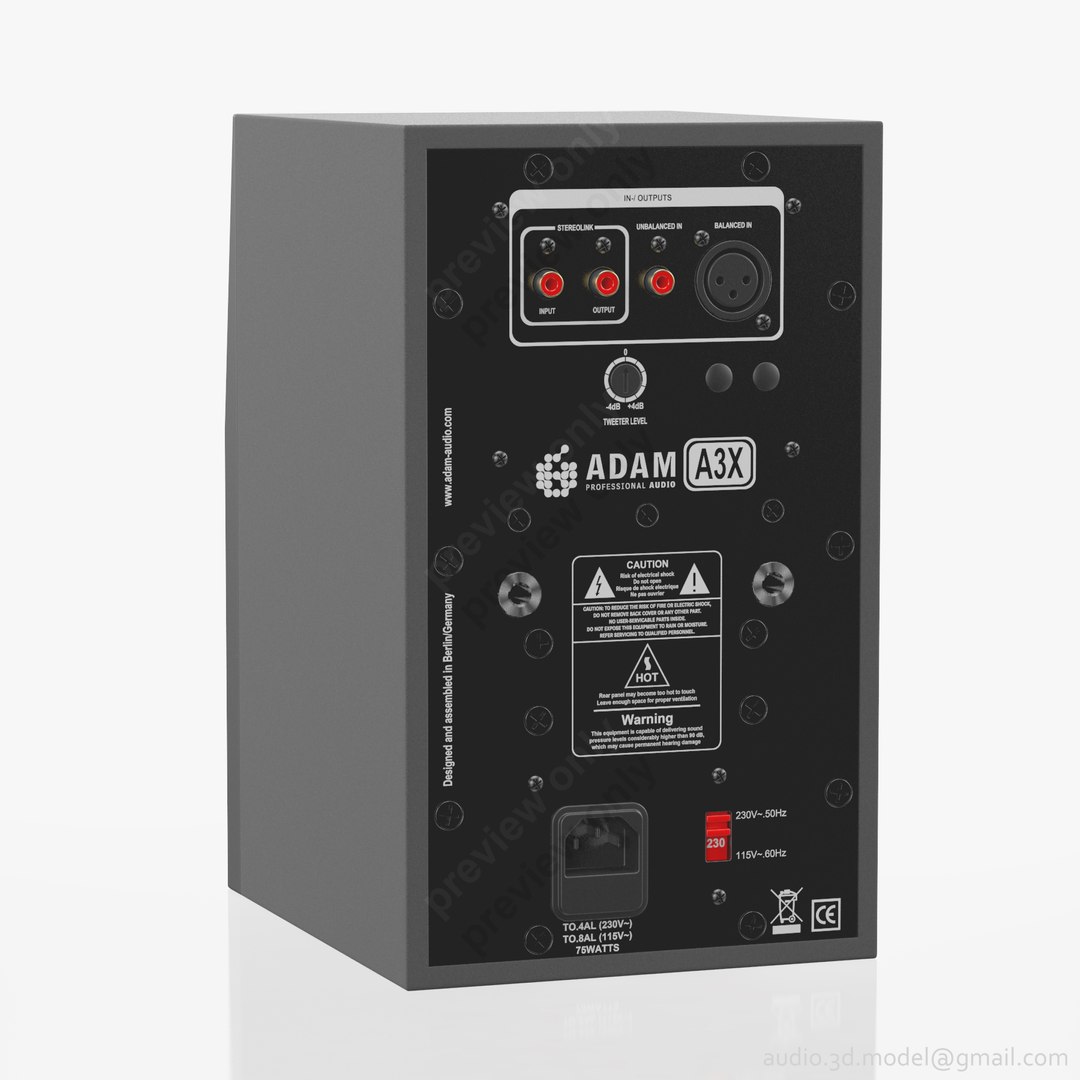 3d Model Bookshelf Adam A3x