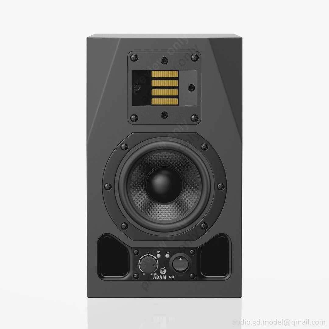 3d Model Bookshelf Adam A3x