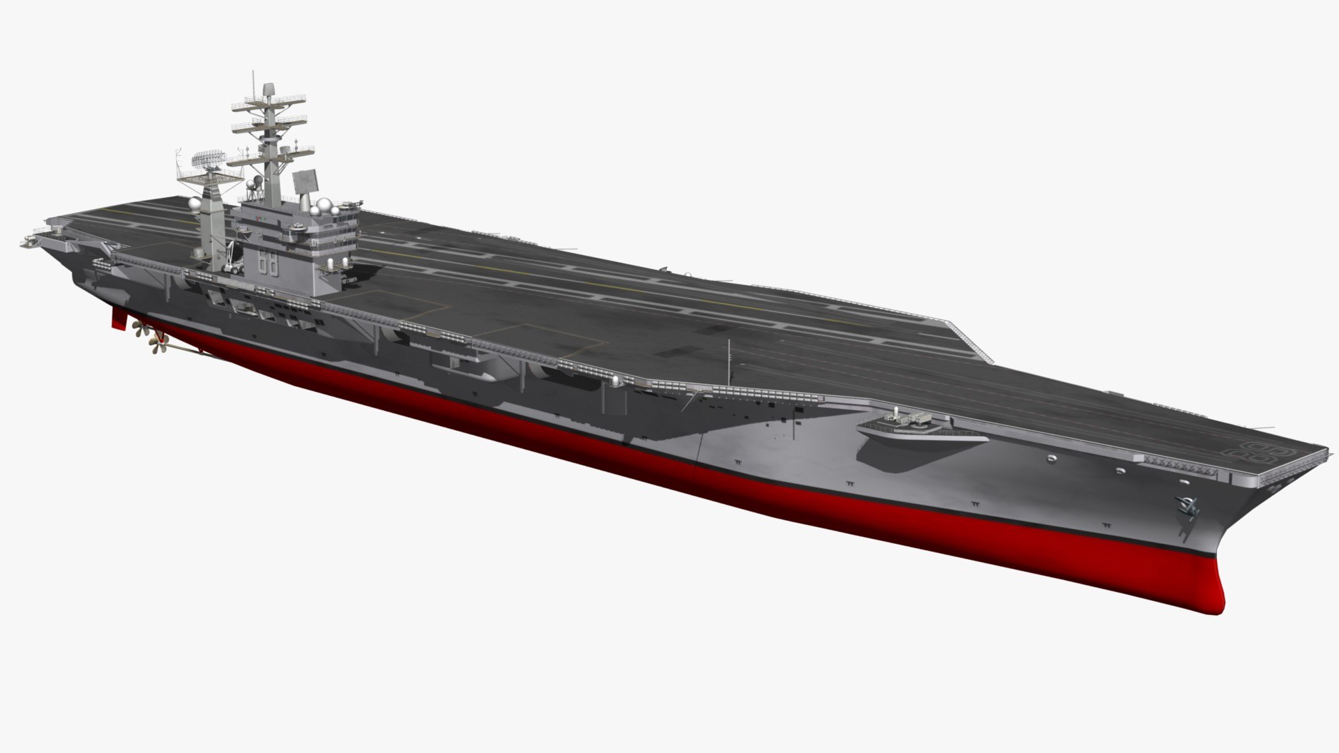 3D Uss Nimitz Supercarrier Warships - TurboSquid 1382896