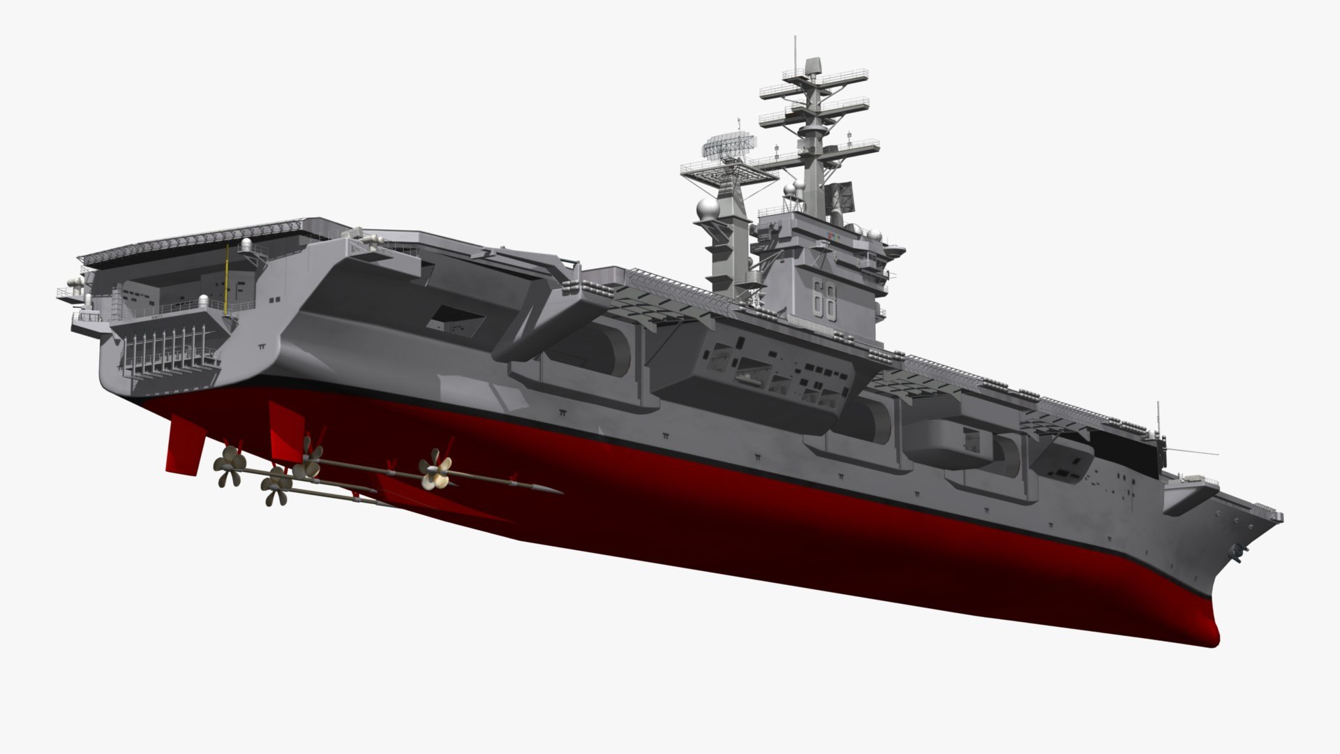 3D Uss Nimitz Supercarrier Warships - TurboSquid 1382896