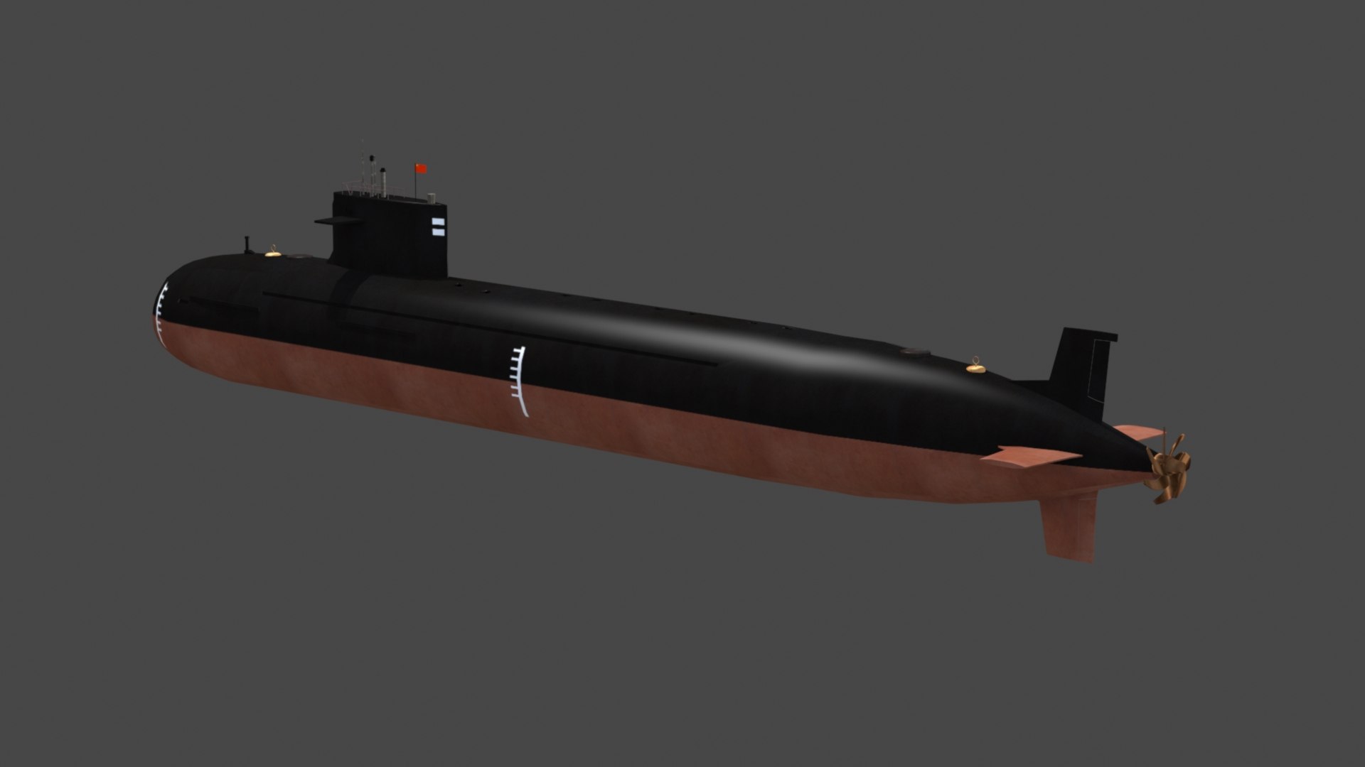 Chinese 093 Shang Class Nuclear Submarine Model - TurboSquid 1993608