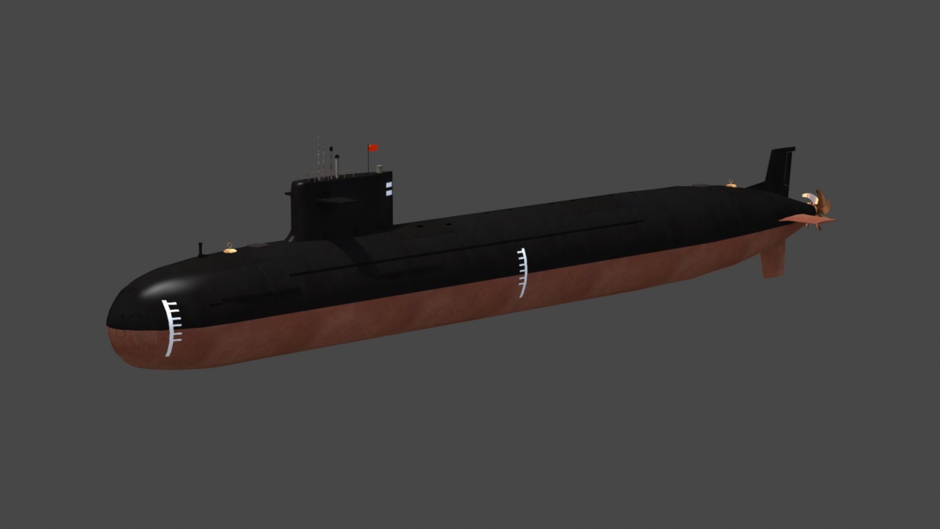 Chinese 093 Shang Class Nuclear Submarine Model - TurboSquid 1993608