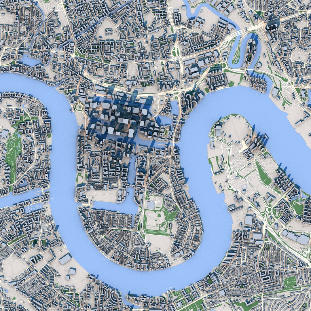 London City England Model - TurboSquid 2347233