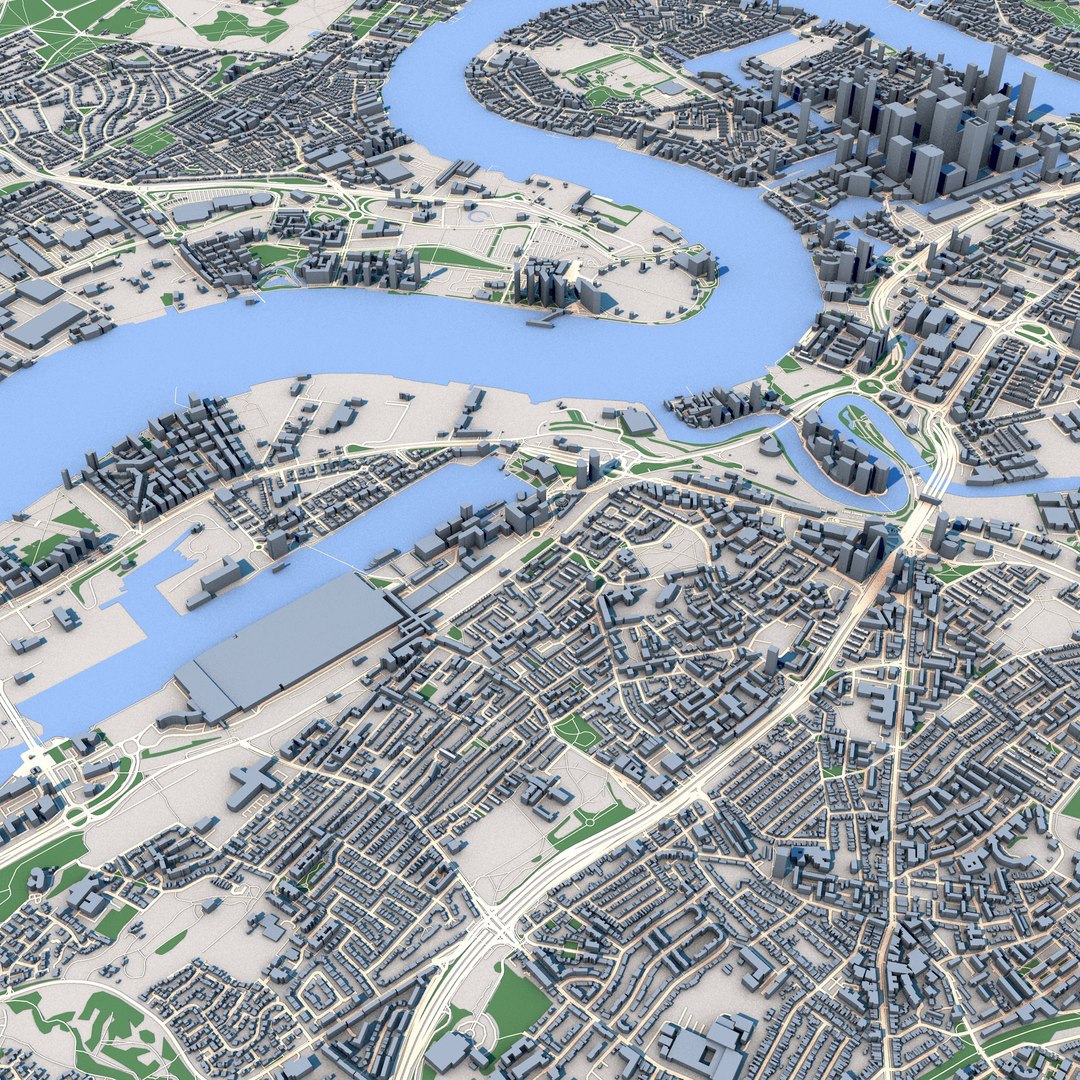London City England Model - TurboSquid 2347233