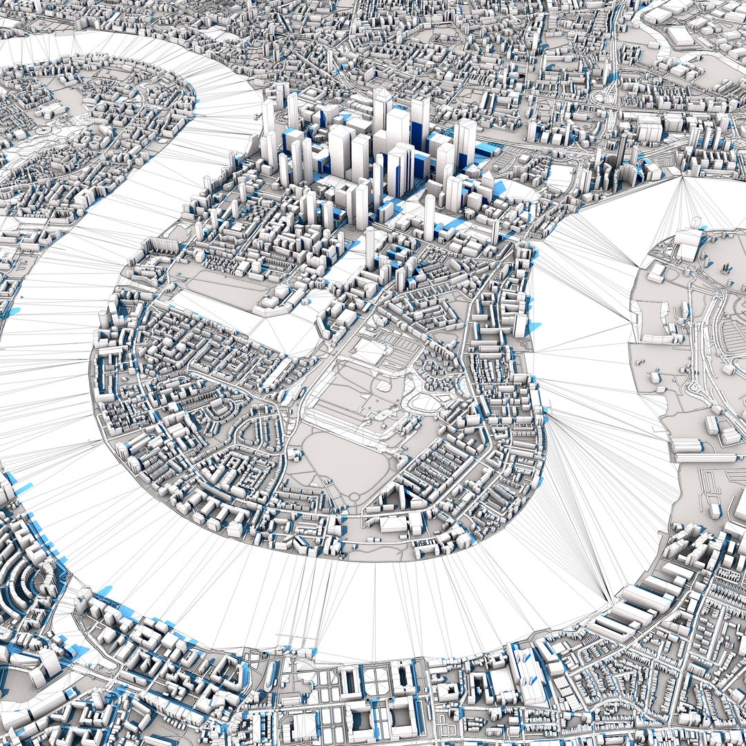 London City England Model - TurboSquid 2347233