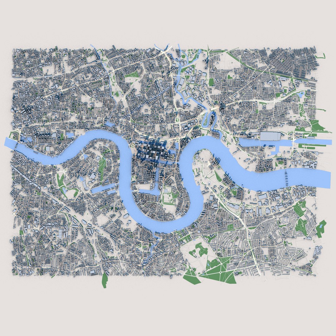 London City England Model - TurboSquid 2347233
