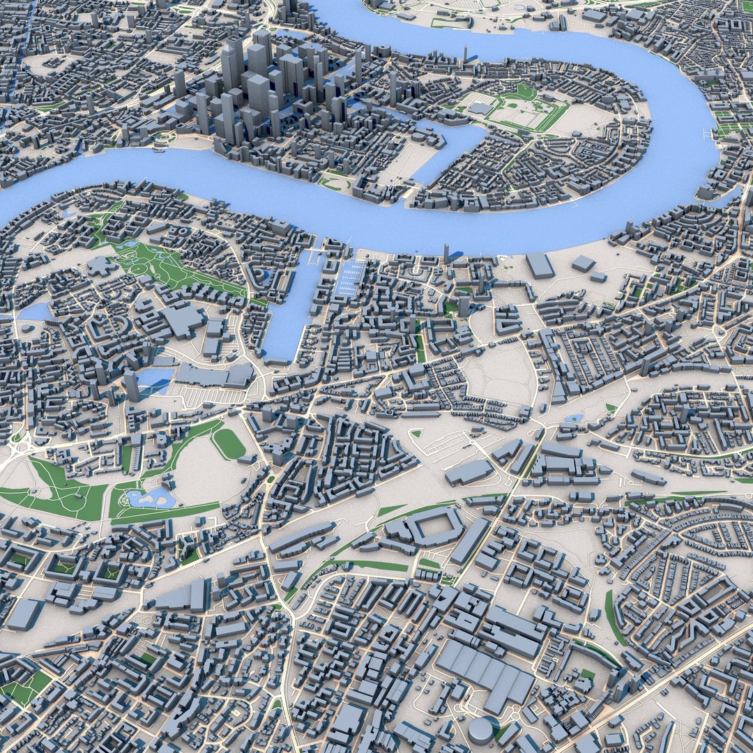 London City England Model - TurboSquid 2347233