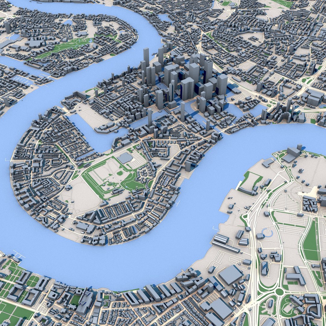 London City England Model - TurboSquid 2347233