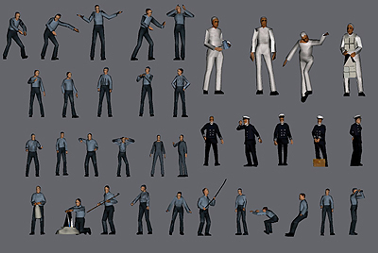 3d Model Crew Merchant