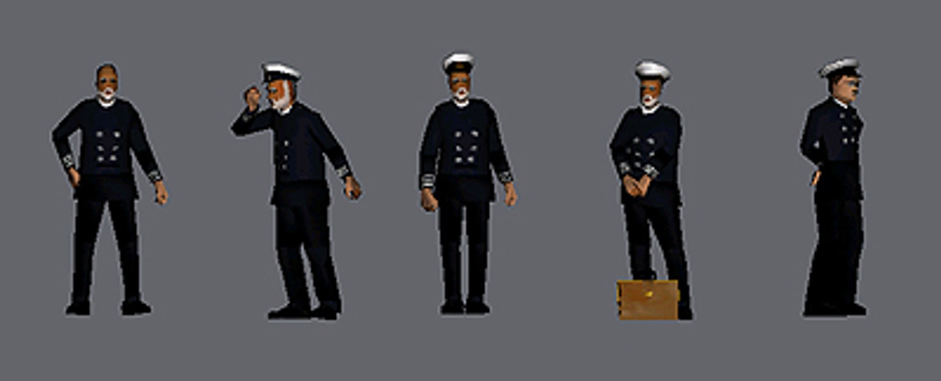 3d Model Crew Merchant