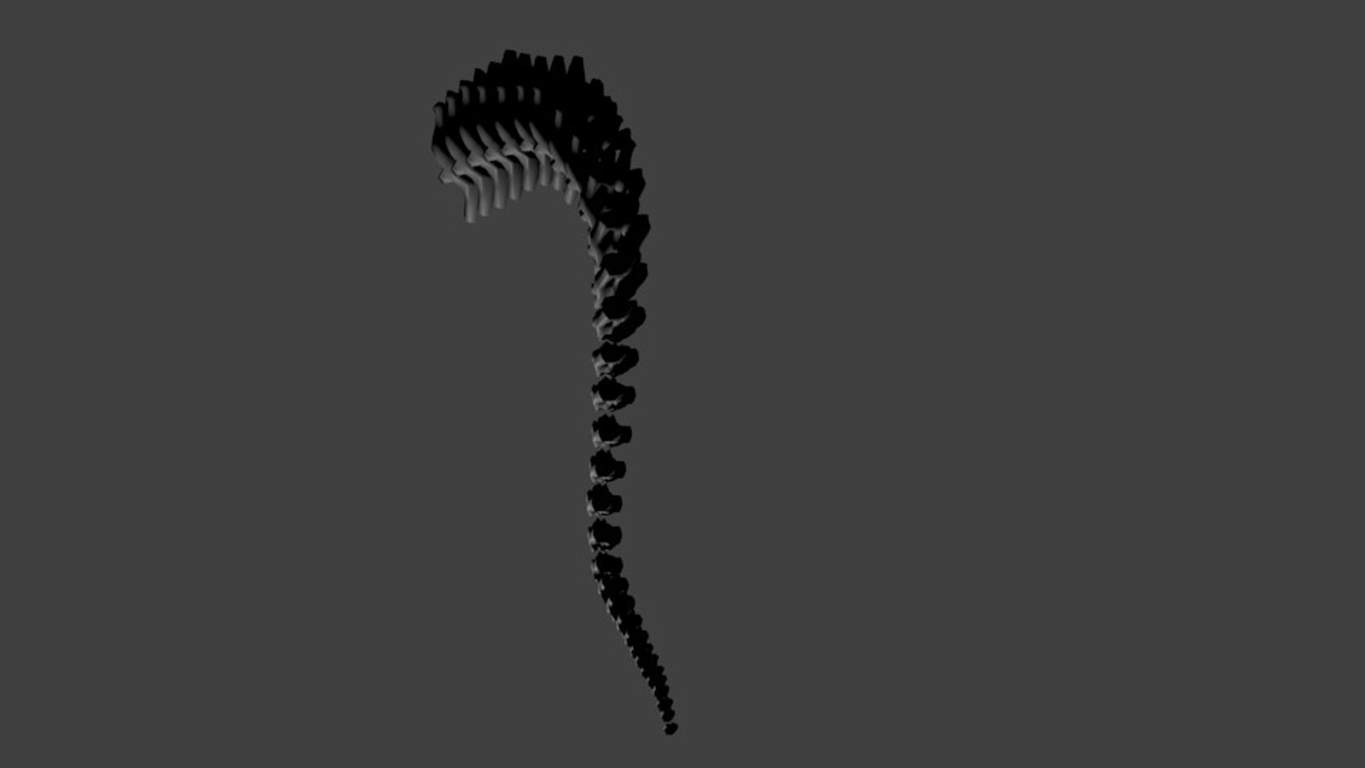 Spine Monster 3d Model